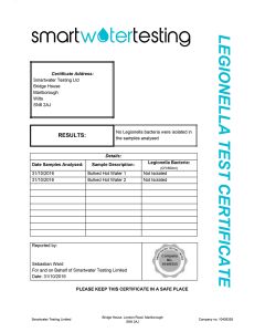 Water Testing Extras | Only £41.50 each | Legionnaires Disease ...